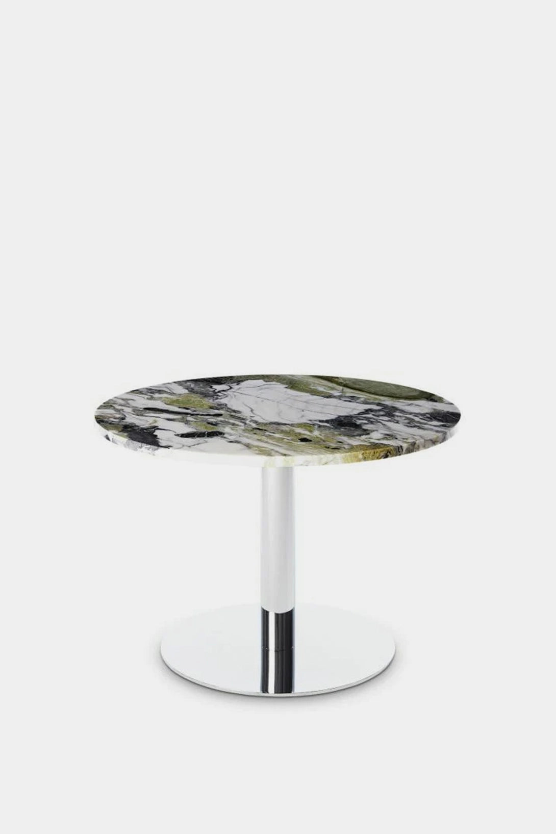 Flash Table Circle Chrome Primavera ラウンドテーブル 店舗什器 円卓 空間デザイン 大理石テーブル ブラスレッグ ダイニングテーブル– DEMODEMIX