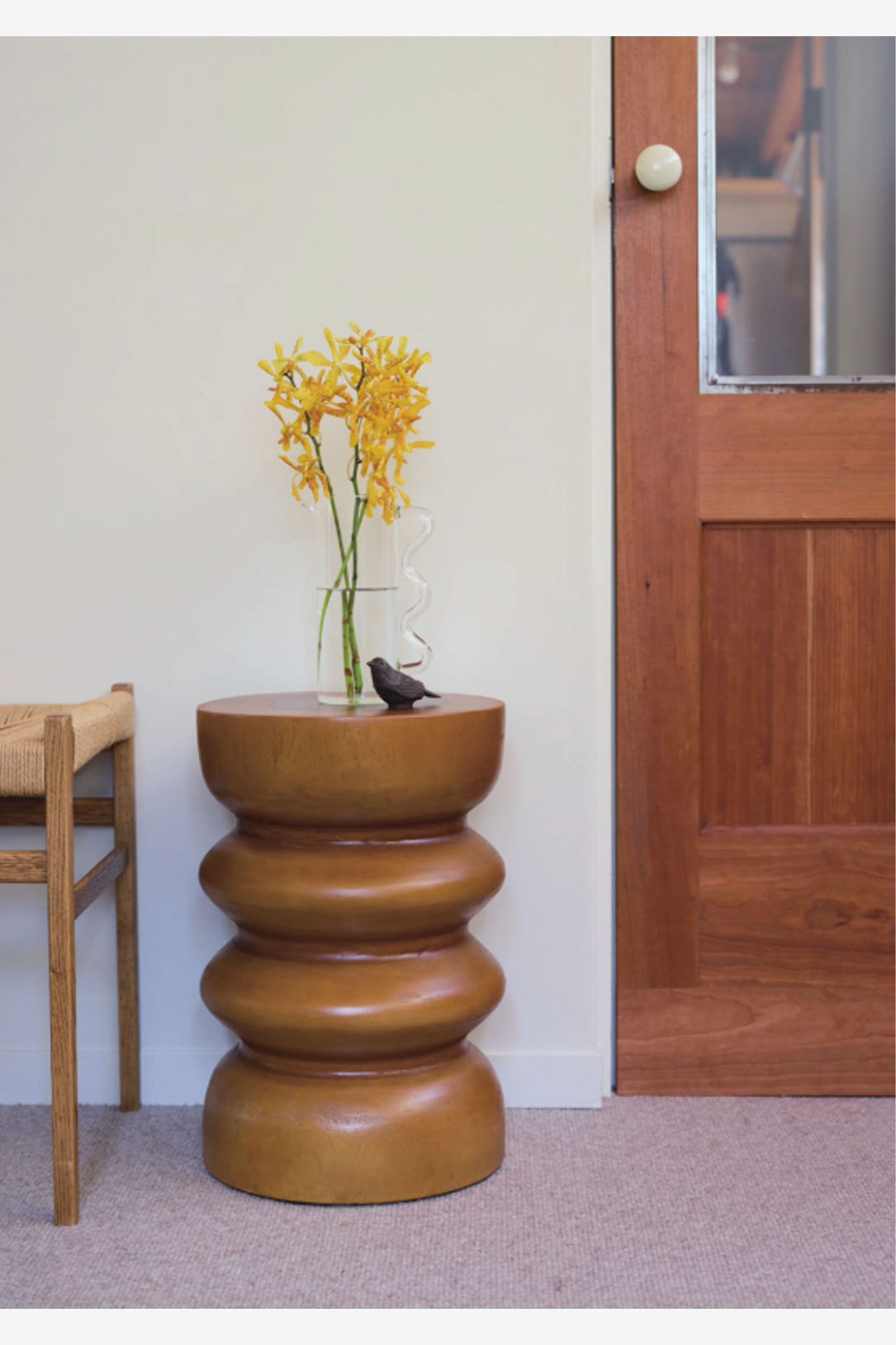 Mayatte Stool N°1 サイドテーブル スツール suarwood モンキーポッド アパレル什器 空間デザイン 伝統工芸 ...