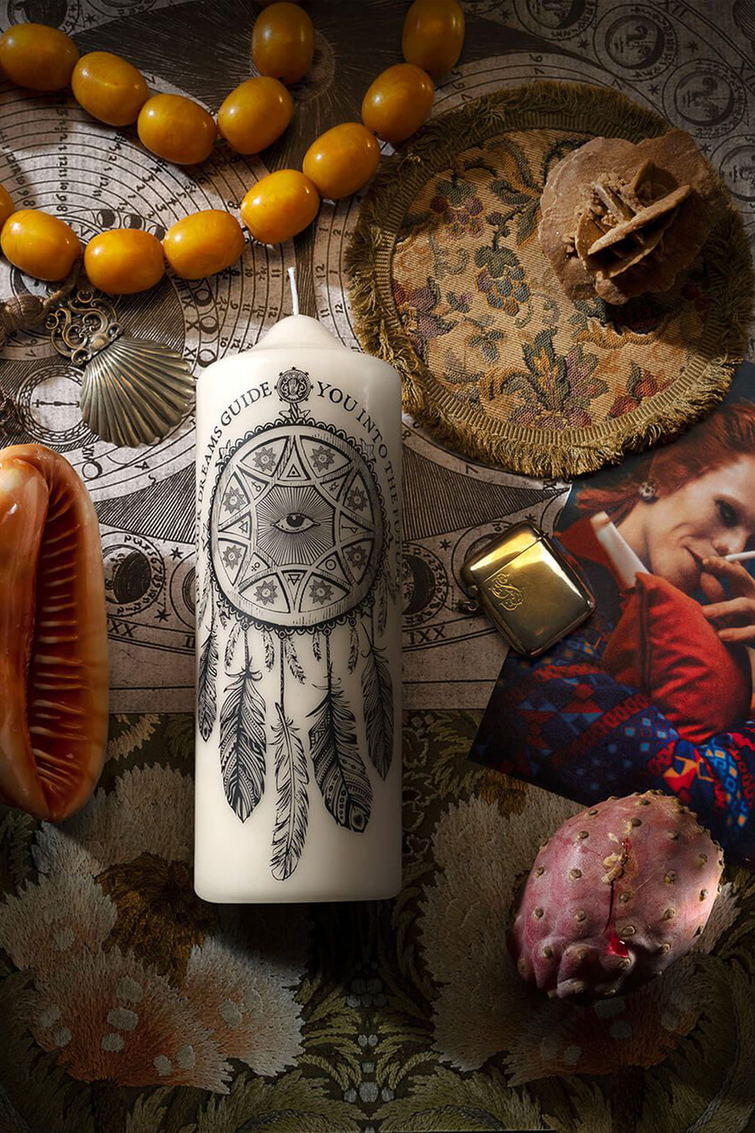 Coreterno Visionary Pillar Candle No°15,Dream Catcher コレテルノ キャンドル ...